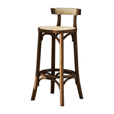 China Ruggesteun van de Barkrukkenash wood stool rattan with van de keuken de Eiken Koffie Te koop