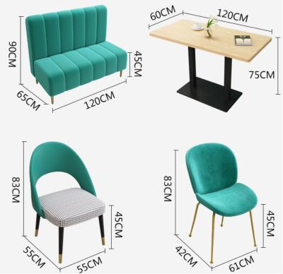 China De de openluchteettafel en Stoelen van het Fluweelrestaurant Geplaatst Stof 160cm Moderne 180cm Te koop