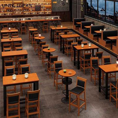 Cina Il bistrot all'aperto Antivari della piattaforma presenta il legno industriale di stile del comune stabilito in vendita