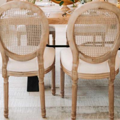 Cina Giro locativo Cane Back Wooden Louis di Hall Wedding Banquet Chairs For 50x55x91cm in vendita