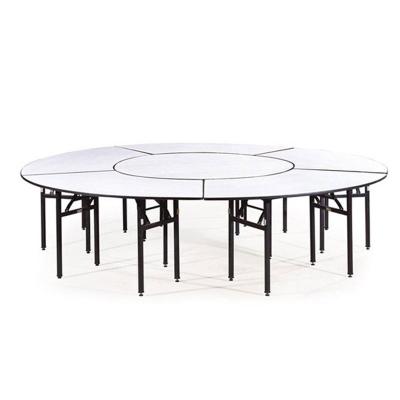 Cina Il compensato Crescent Banquet Folding Table And presiede 6ft d'angolo a forma di arco 8 Ft in vendita