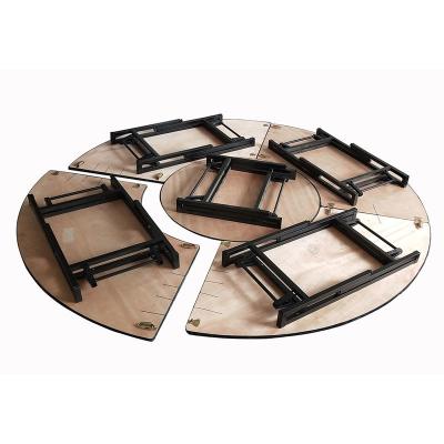 Cina Il compensato Crescent Banquet Folding Table And presiede 6ft d'angolo a forma di arco 8 Ft in vendita