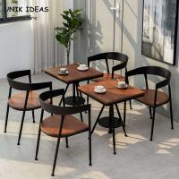 China Adjustable Rustic Metal Cafe Table Chair Set 55x55x65-72cm Table 52x47x75cm Chair for sale