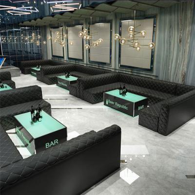 Cina Contatore a forma di U simmetrico di Antivari del velluto di Sofa Sectional Living Room Microfiber del salotto del club in vendita