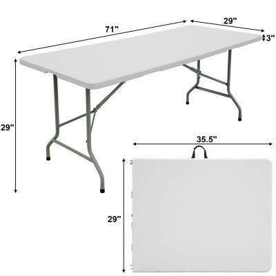 China 10 Ft Adjustable Height Banquette Table Restaurant Square Camp 6 X 2 for sale