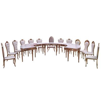 China Partido circular do aninhamento Hall Round Banquet Foldable Table de aço inoxidável à venda