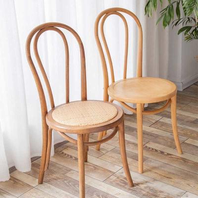 Cina Caffè Thonet Bentwood che pranza la mobilia all'aperto di legno Bent Seat Nordic della sedia in vendita