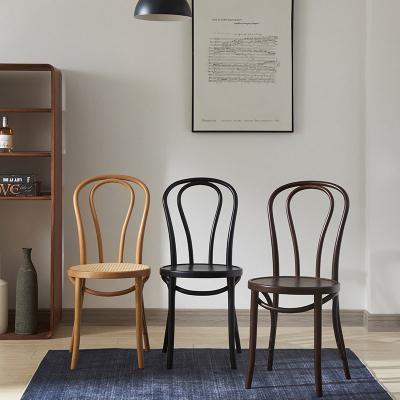 Cina Caffè Thonet Bentwood che pranza la mobilia all'aperto di legno Bent Seat Nordic della sedia in vendita