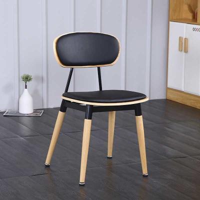 Cina Pranzare nordico di stile di progettazione scandinava ha messo il retro ferro industriale di legno solido 73cm in vendita