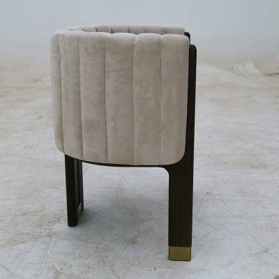 China Único veludo de couro nórdico de Seat Sofa Chair Black três pés UK-AC026 à venda