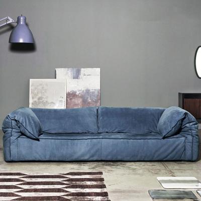 Cina Gray Green Blue Living Room Sofa Couch Velvet Big Sofa sezionale ha messo 2650mm in vendita