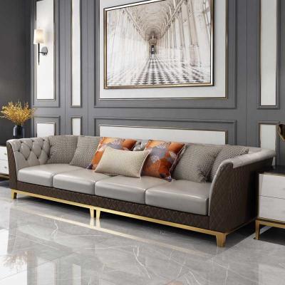 Cina 100 salone trapuntato da da 100 10 x 7 Sofa Couch Leather European sezionale in vendita