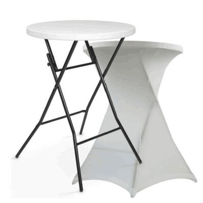 Cina Giro portatile di piegatura dell'HDPE di Antivari di altezza della Tabella di plastica dei bistrot per il cocktail di evento del partito in vendita