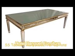 luxury stainless wedding round dining table for banquet event wedding furniture