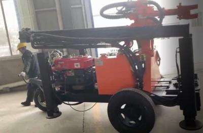 중국 포터블 트레일러 유형 물 착정기 장비 GL130T는 협역에서 사용될 수 있습니다 판매용