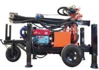 China Depth 100-200 Meter Water Well Drill Rig Crawler Mount for sale