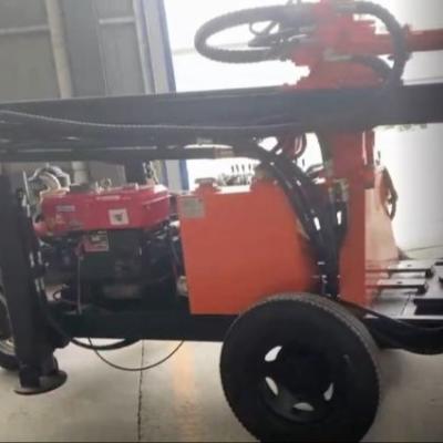 China Trailer Mounted Drill Rig Machines Portable For Water Well Drilling for sale