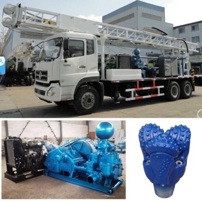 China 400m Drill Rig Machines Mounted On Dongfeng 6×4 Truck Chassis for sale