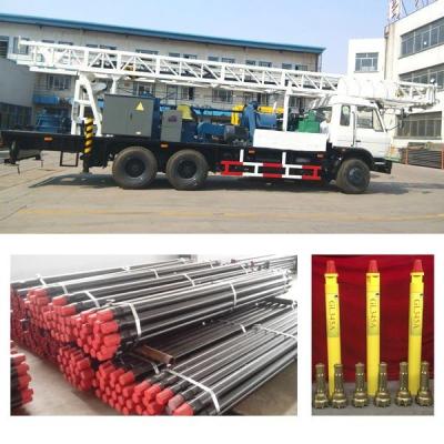 China 300m 6×4 Water Well Drilling Equipment Compact Structure Truck for sale