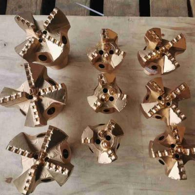 China Water Well Drag Pdc Drill Bits 165mm 3 Blade for sale