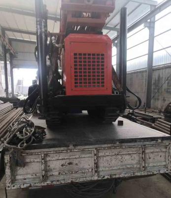 중국 GL180R 고무 크롤러 물 우물 드릴 리그 180m 깊이와 138-203mm 구멍 지름 판매용