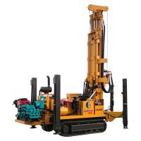 China High Efficiency 400m Deep Well Drilling Rig Crawler Machine for sale