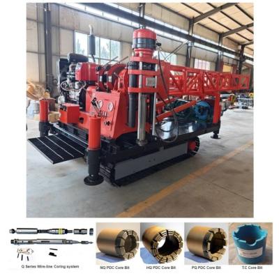 Китай буровая установка исследования ядра 200m 300m основанная на шасси Crawler для склонного отверстия и забора утеса продается