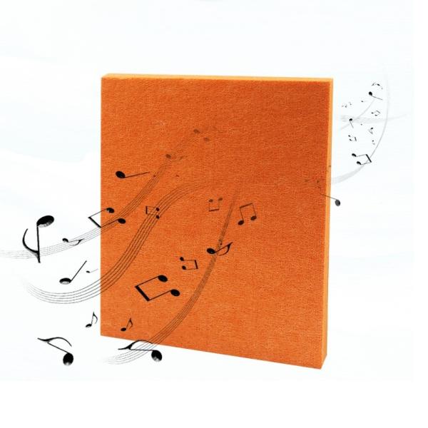 Quality 12mm Polyester Fiber Sound Absorption Panel Hotel Acoustic Panel Modern Design Style for sale