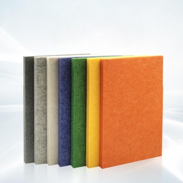 Quality Modern Hotel Design 12mm 24mm Polyester Fiber Sound Proof Panels for Sound for sale