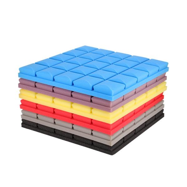 Quality Other Standard Shape Acoustic Foam Sound Panels with Self-adhensive Tape 5 Mushroom 50*50*5cm Soundproofing Sponge for sale