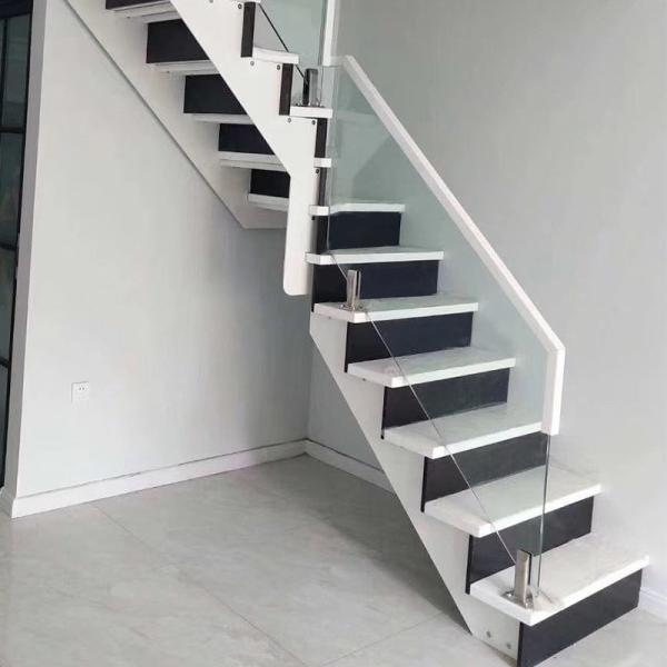 Quality Modern Design Style Glass Railing for Indoor Safety in Apartment Stairs Handrail for sale