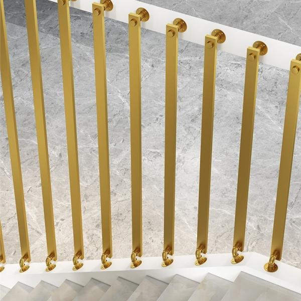 Quality Aluminum Railing for Modern Apartment Customized Wrought Iron Balustrade Stairs for sale