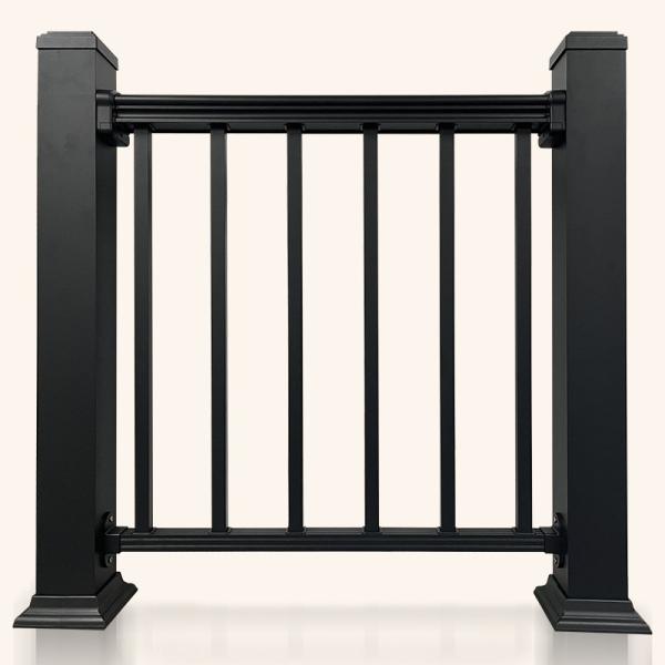 Quality Wall Mounted Wooden Stair Railing for Modern Design Steel Balcony and Aluminium Railing for sale