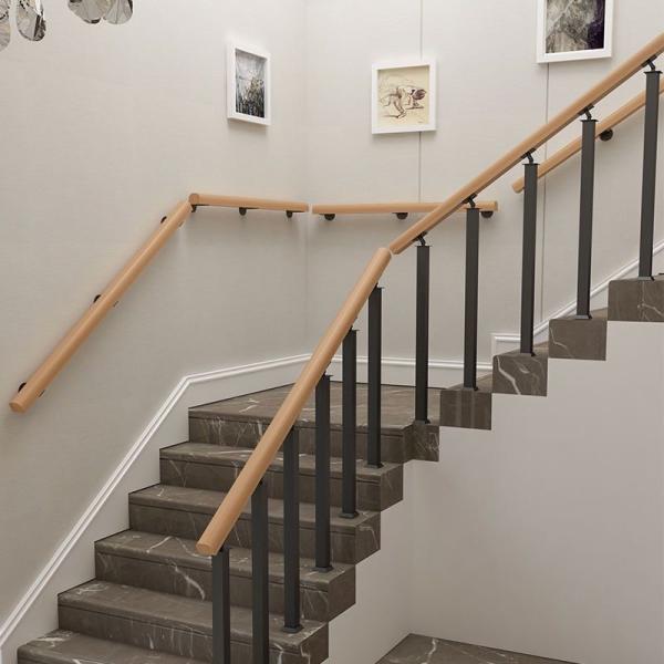Quality Simple Design Iron Stairs Railing Models for Wall Mounting in Apartments for sale