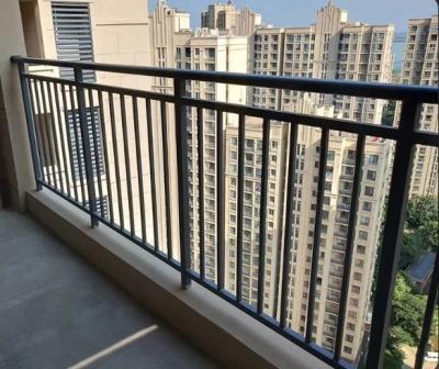 China Apartment French Iron Staircase Railing with Wall Mounted Metal Handrails Balustrade for sale
