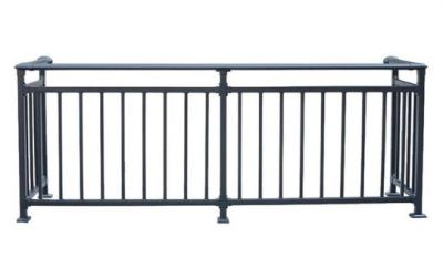 China Apartment French Iron Staircase Railing with Wall Mounted Metal Handrails Balustrade for sale