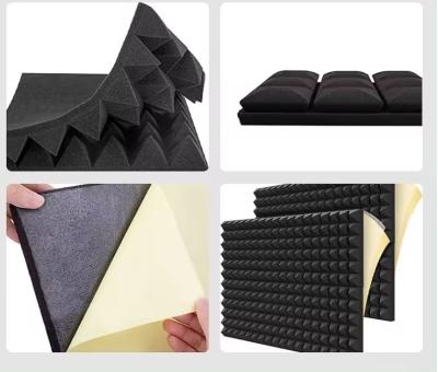 China Modern Design High Density Triangular Groove Acoustic Foam Panels for Sound Insulation for sale