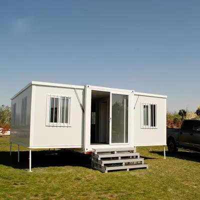 China Buiten staal modulaire draagbare doos villa huis voor luxe gefabriceerde wooncontainer Te koop