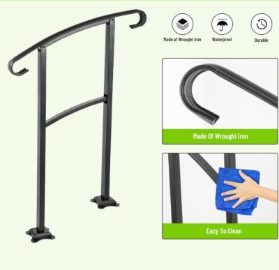 Cina Popular Indoor Steel Stair Fence Handle for Modern Apartment Balcony Balustrade in vendita