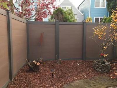 China UV-Proof Wood Plastic Composite Fence Board for Porch Railings and Flooring Mounted for sale