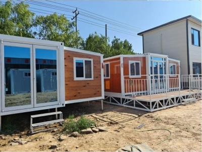 China Chinese Design Style Steel Container House With Bathroom 20ft Portable Folding Extendable for sale