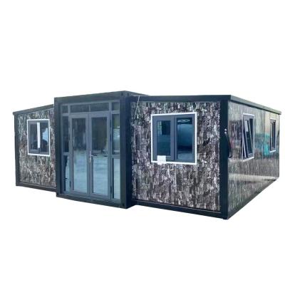 China Estructura de acero plegable de 20 pies Casa prefabricada de lujo Contenedor portátil expandible en venta