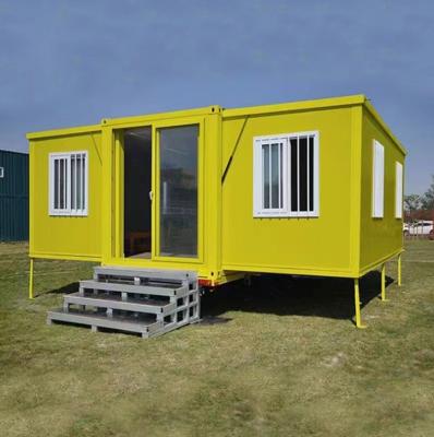 China Container dobrável expansível 20ft/40ft 2 quartos Vila pré-fabricada com cor personalizada à venda