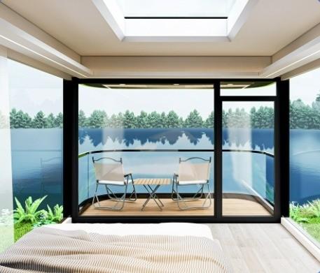 Quality App Control Hotel Space Capsule House with Thermal Performance Suit and Electric for sale