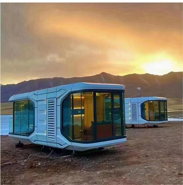 Quality Modular Space Capsule House For Hotel And Villa Luxury Prefab Design Style for sale