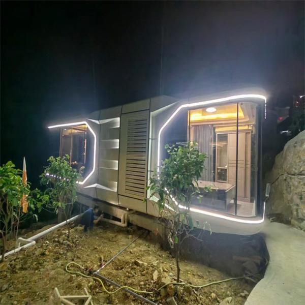 Quality Modular Space Capsule House For Hotel And Villa Luxury Prefab Design Style for sale