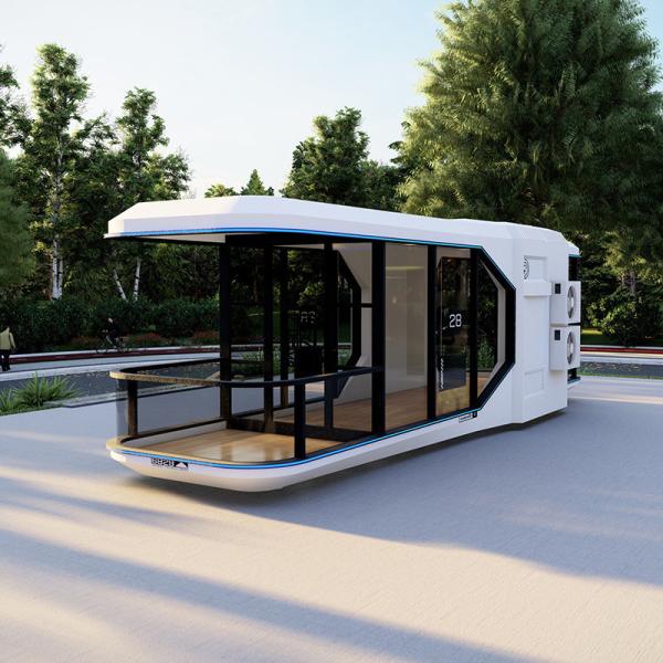 Quality Postmodern Design Style Solar Movable Prefab Cabin for Luxury Camping Experience for sale