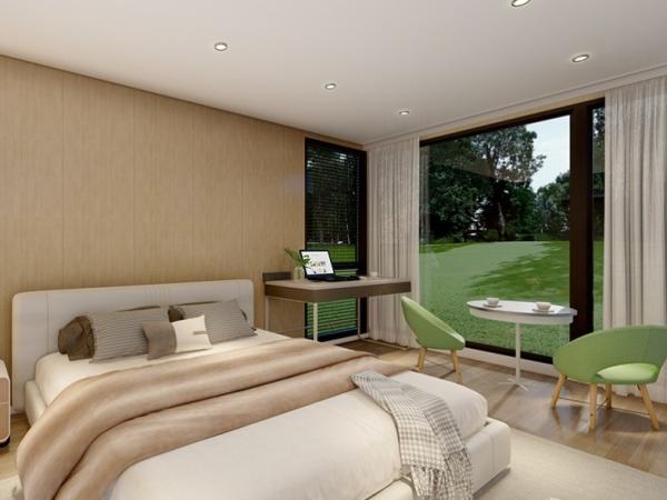 Quality Postmodern Design Style Solar Movable Prefab Cabin for Luxury Camping Experience for sale