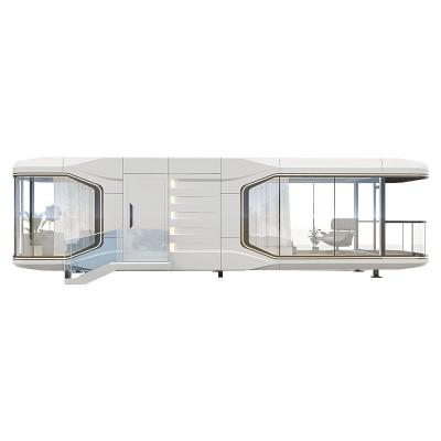 Cina Design postmoderno stile telaio in acciaio Tiny House Space Capsule Camera per Hotel Villa Soggiorno in vendita