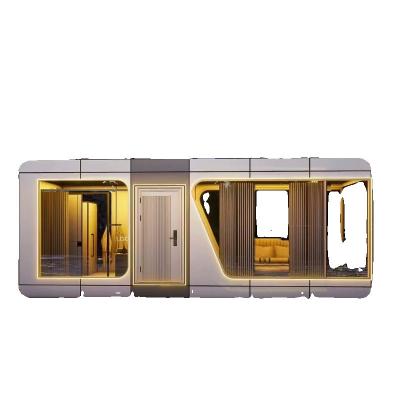 Cina Design postmoderno stile telaio in acciaio Tiny House Space Capsule Camera per Hotel Villa Soggiorno in vendita
